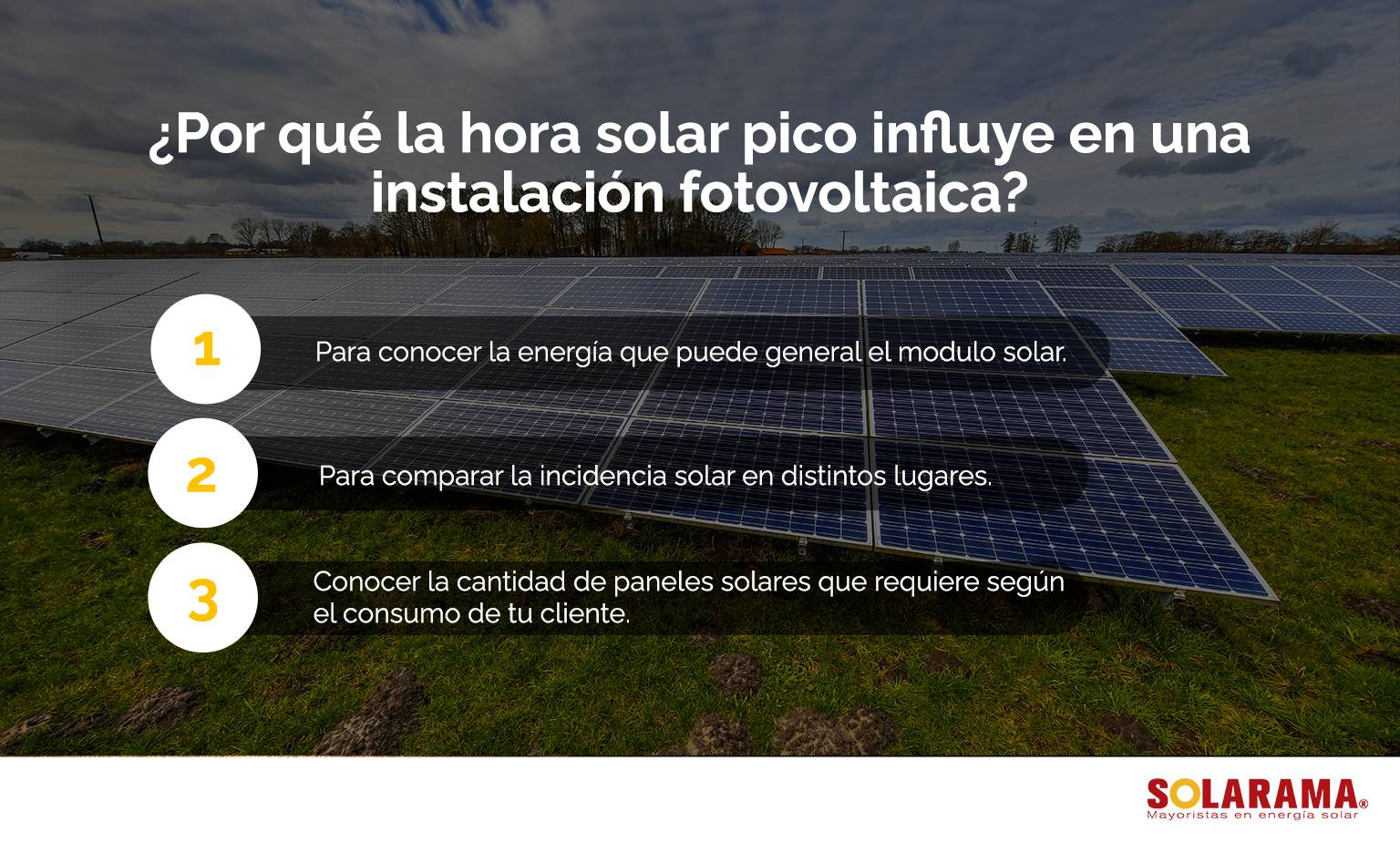 ¿Qué es y cómo calcular hora solar pico?