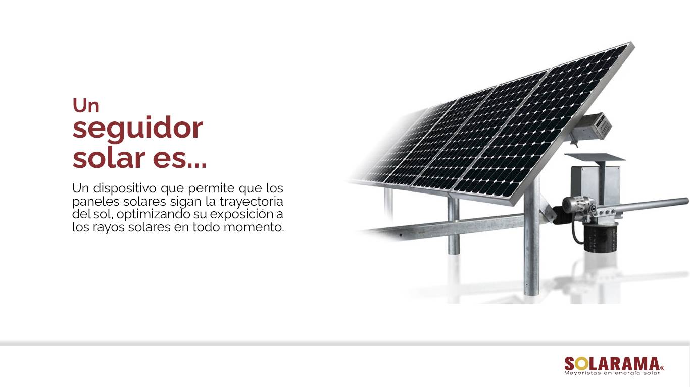 ¿Qué es un seguidor solar y cuál es su función?
