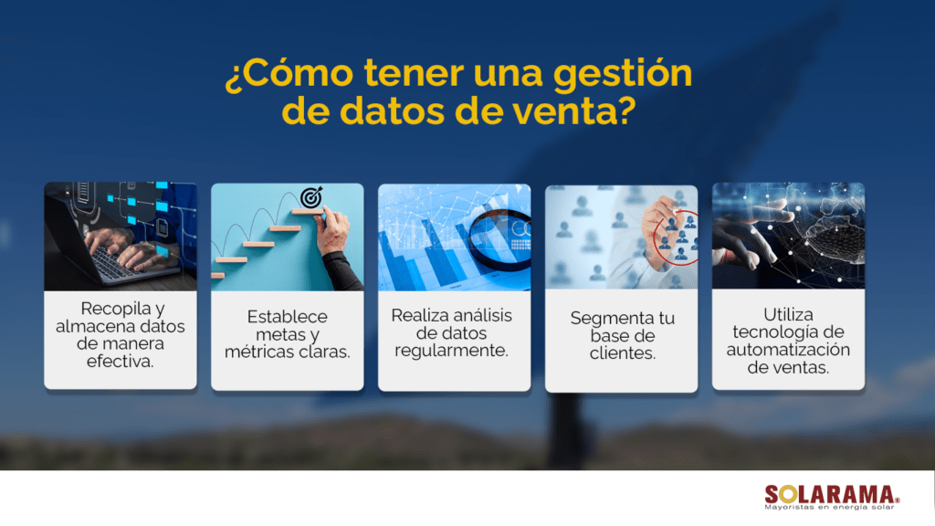7 tácticas para una gestión de datos de ventas